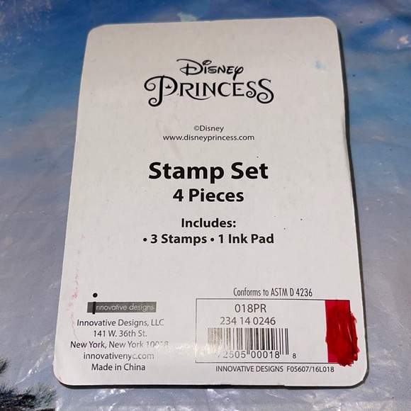 Disney | Toys | Disney Princess Stamp Set 4 Pcs | Poshmark